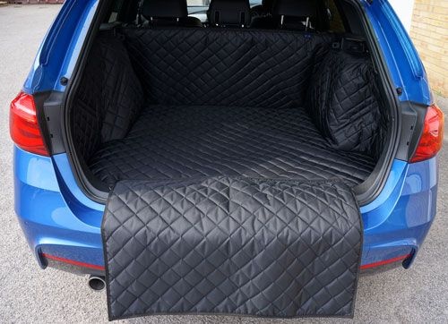 BMW 3 Series Touring (2012 - 2016) Quilted Waterproof Boot Liner - by SCM